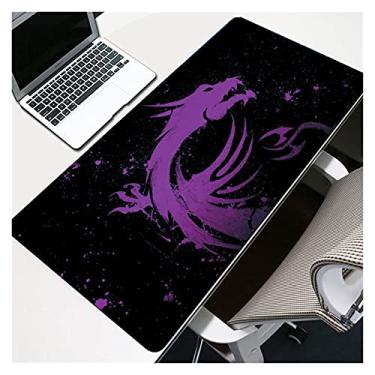 Mouse Pad Grande Dragao Roxo Envio Imediato | Shopee Brasil