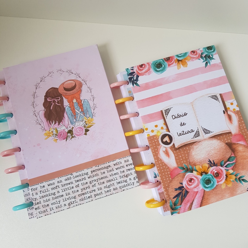 Caderno de leitura, planner de leitura personalizado (Anne) | Shopee Brasil