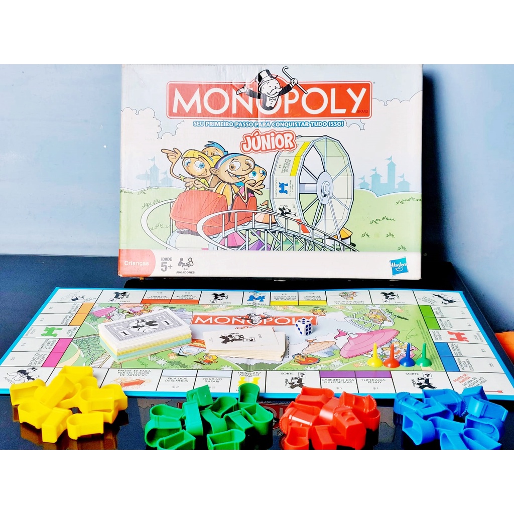Jogo Monopoly Junior Hasbro | Shopee Brasil