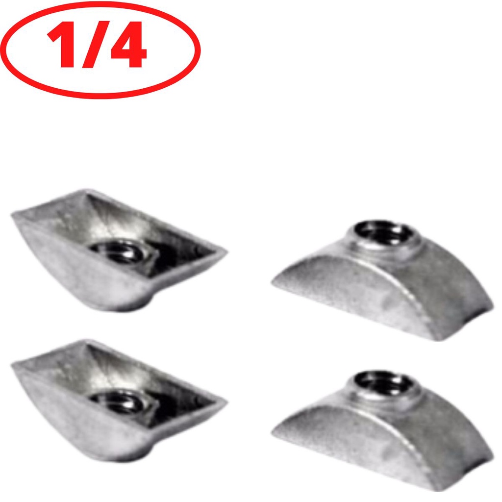 Porca Unc Meia Lua El ptica 1 4 Para Moveis Zamak 20 Pe as