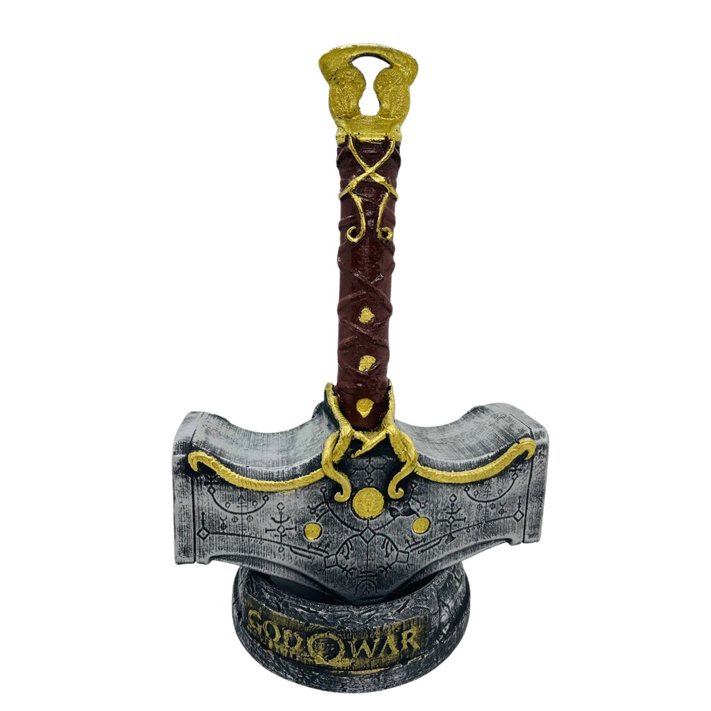 Martelo Thor God Of War Mjolnir Kratos Cosplay - Escorrega o Preço