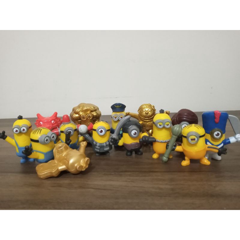 Boneco Minions vários miniaturas coleção McDonald's | Shopee Brasil