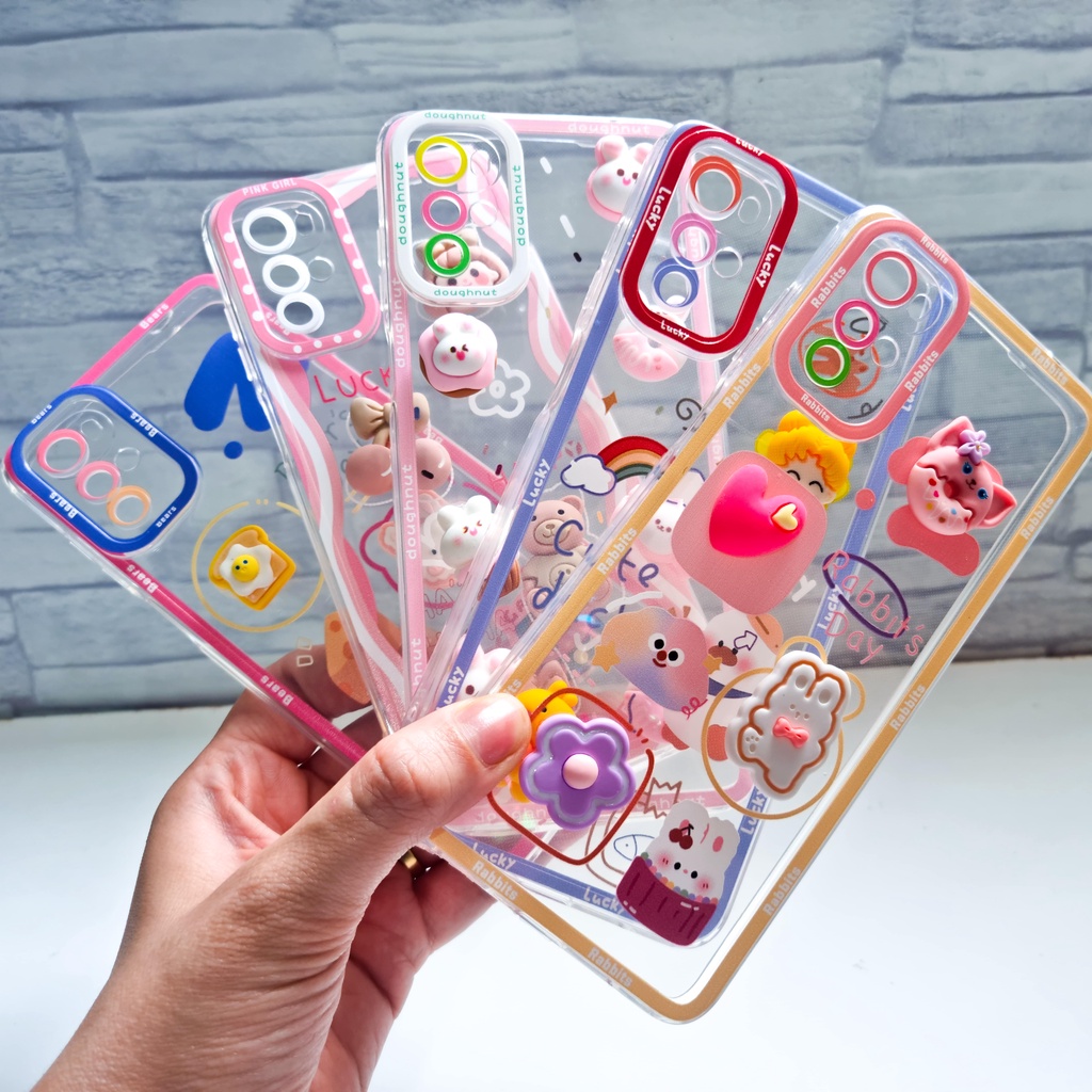 Capinha Moto G22 Capa Case Decorada Kawaii Transparente Cute Fofa ...