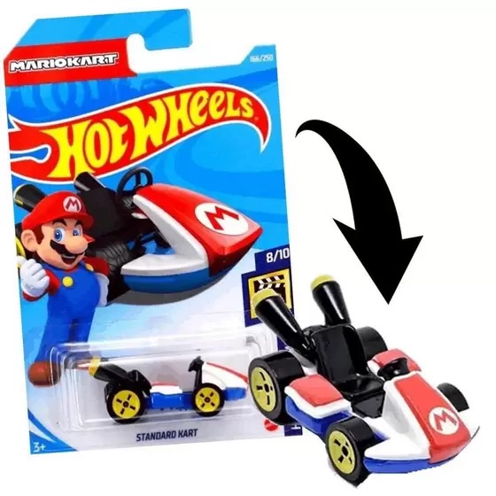 Hot Wheels Standard Kart Mariokart Mattel Shopee Brasil