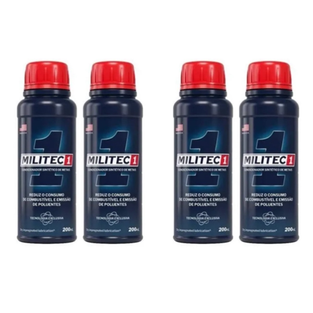Militec-1 Original Para Motor Motos Carros Condicionador de Metais ...