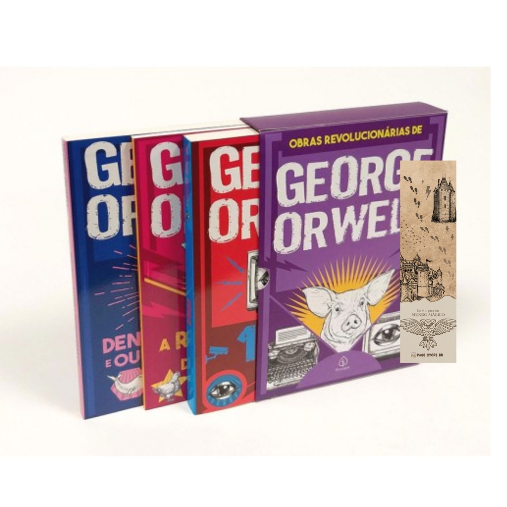 As obras revolucionárias de George Orwell - Box com 3 livros, de Orwell ...