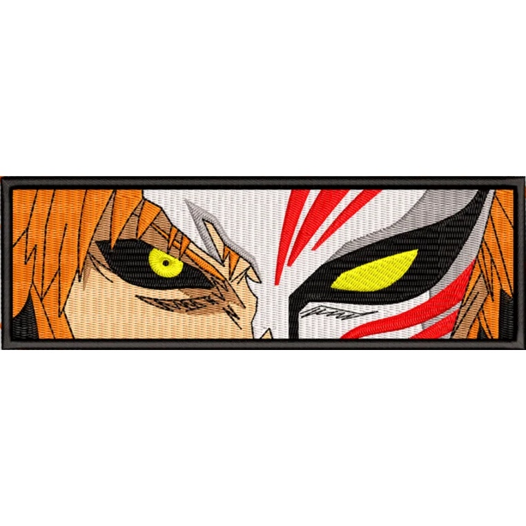 Patch bordado bleach ichigo bankai hollow anime termocolante | Shopee ...