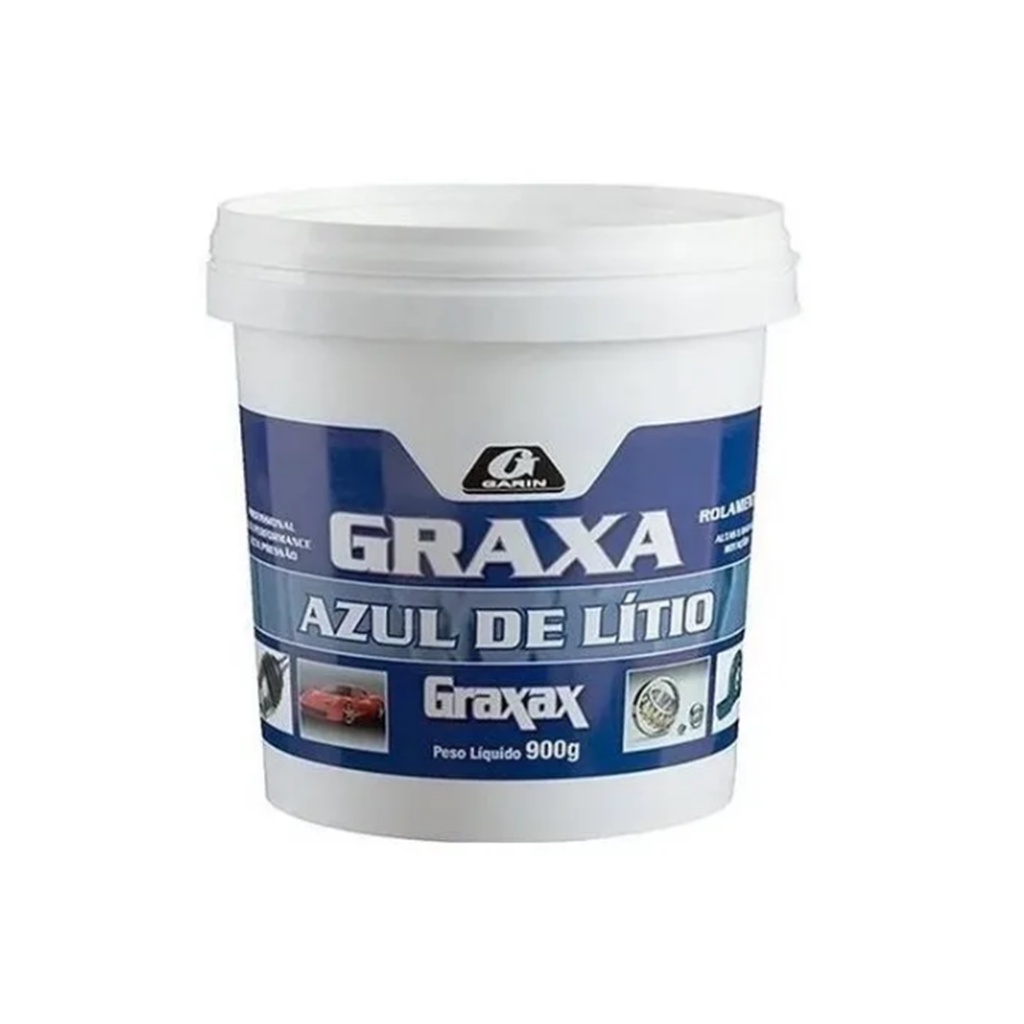 Graxa Azul De Lítio Lubrificação Para Rolamentos 900g Garin | Shopee Brasil