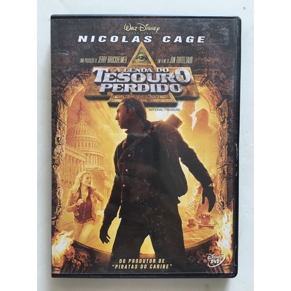 Dvd A Lenda do Tesouro Perdido Orginal | Shopee Brasil