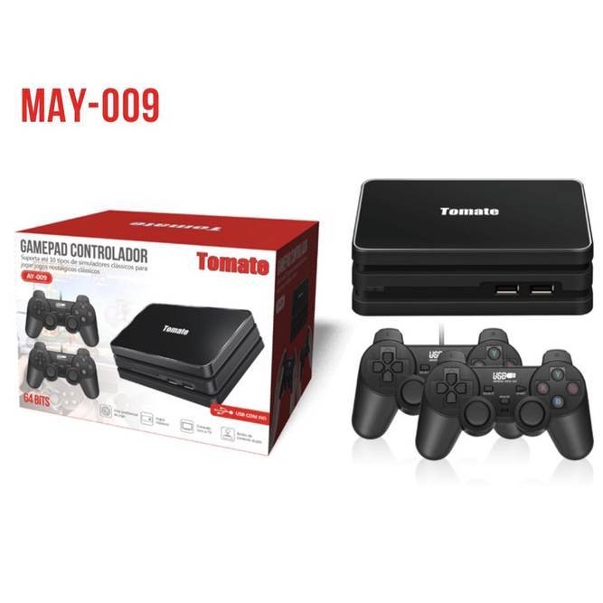 TOMATE GAMEPAD CONTROLADOR 4K HDMI VIDEOGAME BOX | Shopee Brasil
