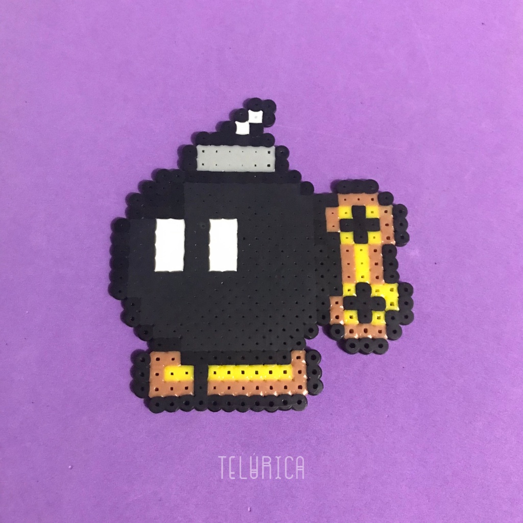 Bob Bomba (Super Mario) - Adesivo de Parede em Pixel Art | Shopee Brasil