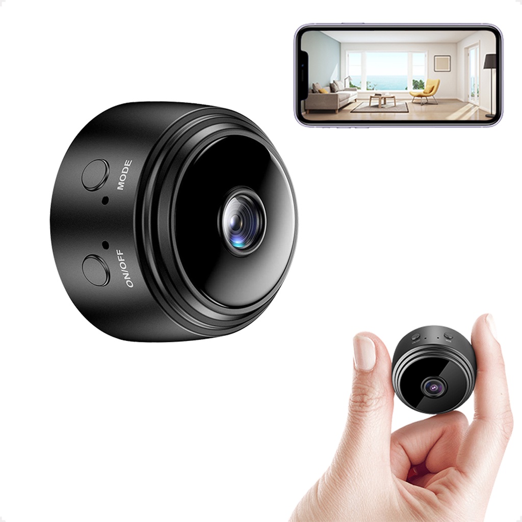 Mini Câmera De Segurança Wireless Espiã Discreta | Shopee Brasil
