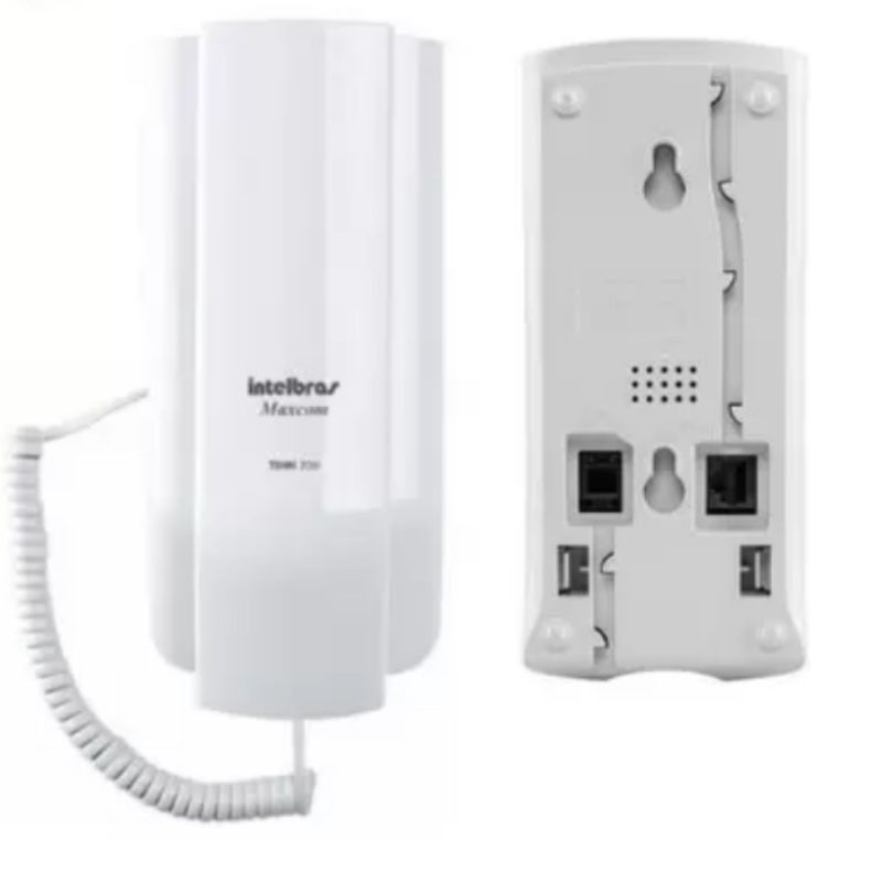 Interfone Para Condomínio Telefone Intelbras TDMI 300 Cinza Ártico ...