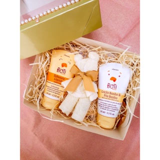 Kit presente Boti baby o boticário para bebês cuidados na hora do banho ...