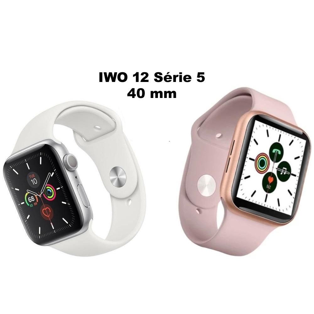 SmartWatch IWO 12 Serie 5 - 40mm – IOS\Android | Shopee Brasil