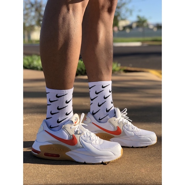 Meia Nike elite crew cano alto | Shopee Brasil