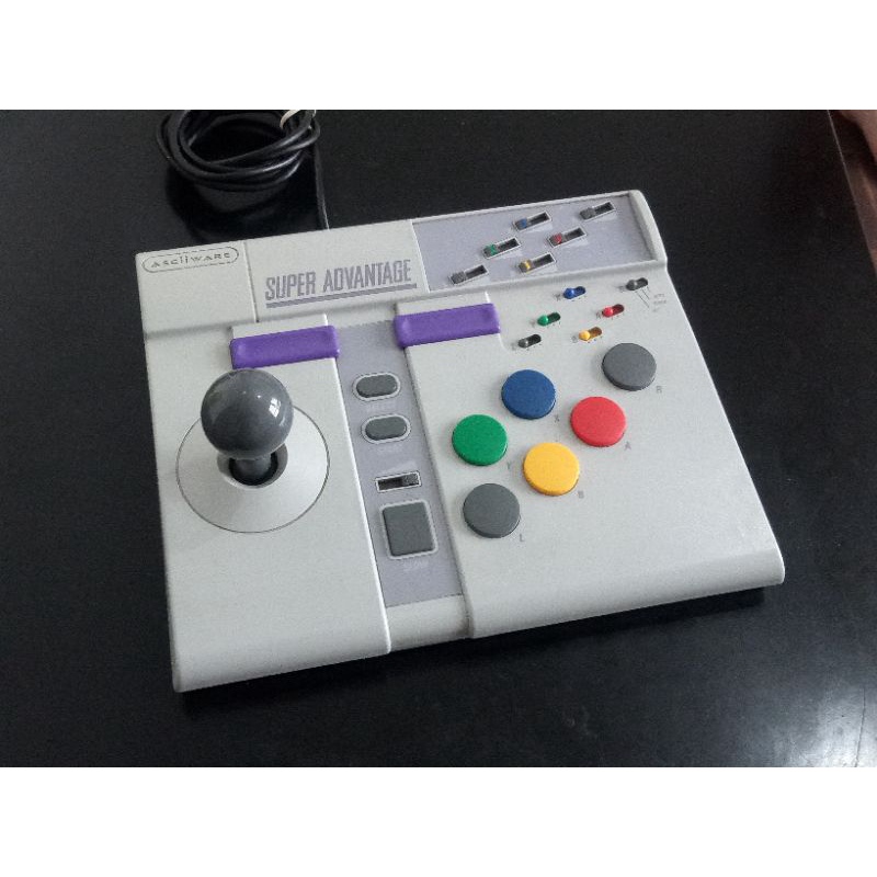 Controle Arcade Super Advantage | Original Super Nintendo SNES | Shopee ...