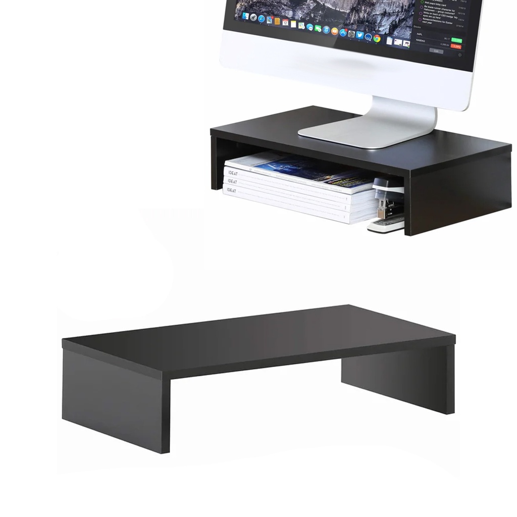 Suporte Base Para Monitor MDF Escritório Home Office Escrivaninha ...
