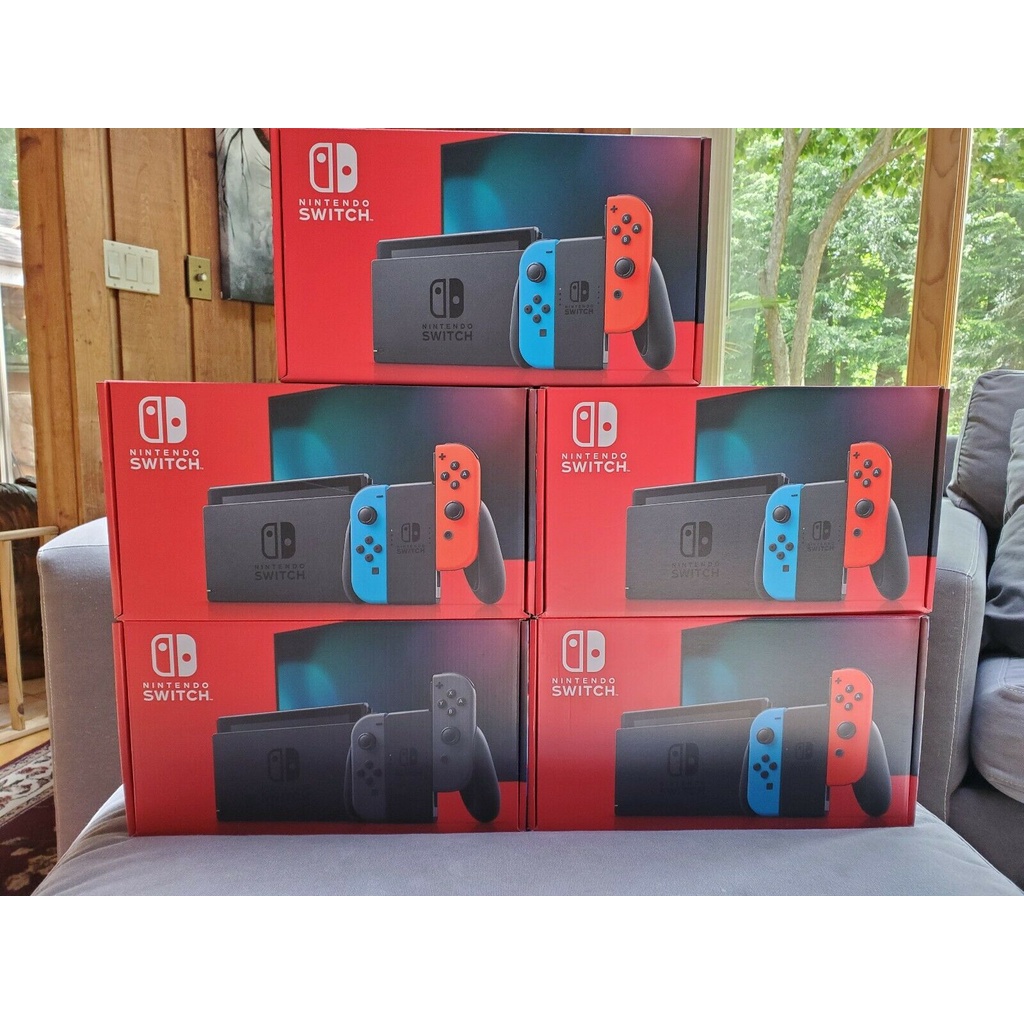 100% Authentic-Nintendos Switch 32GB Console with Neon Blue and Neon ...