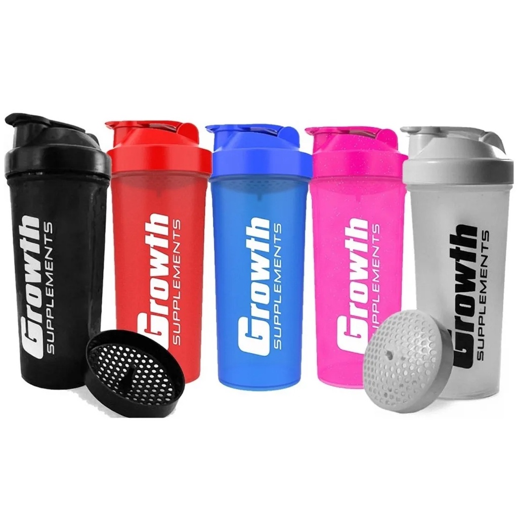 Coqueteleira Growth 600ml Squeeze - Garrafa - Shakeira | Acessório para Treino - Academia ...
