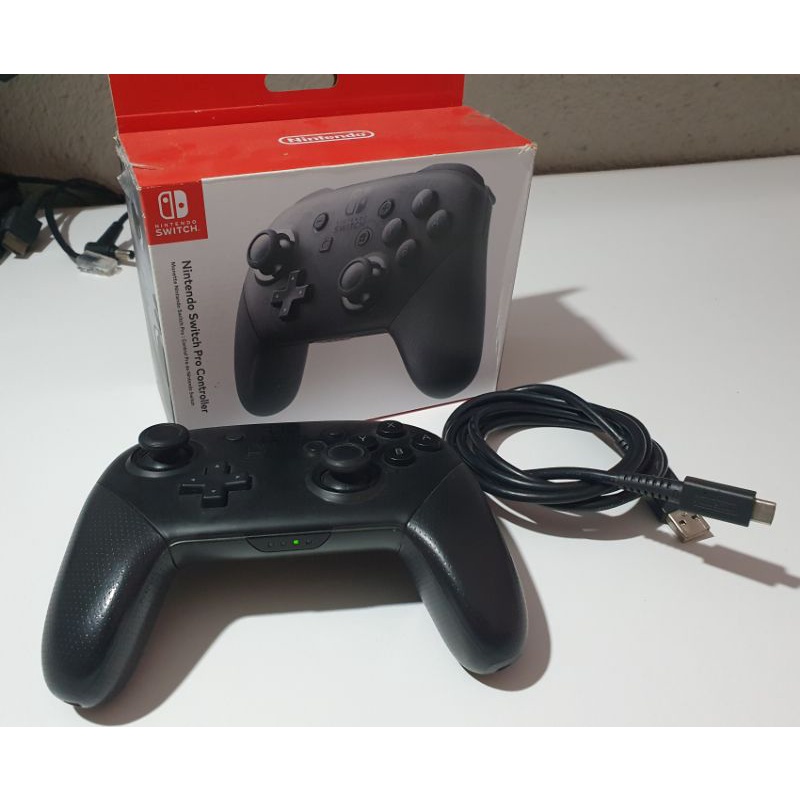 PRO CONTROLLER NINTENDO SWITCH ORIGINAL | Shopee Brasil