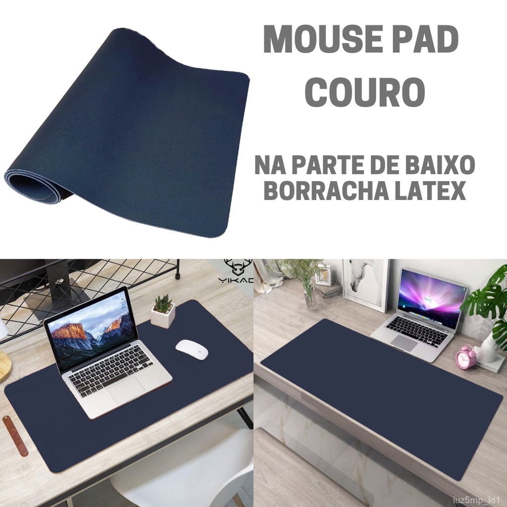 Mouse Pad 90x40 Extra Grande Couro Sintetico Original | Shopee Brasil