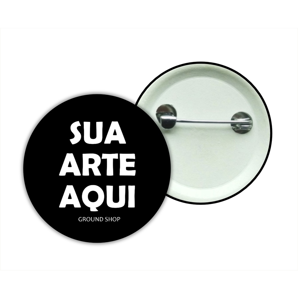 50 Bottons Personalizados com sua arte tamanho 3,5cm Botons Buttons ...
