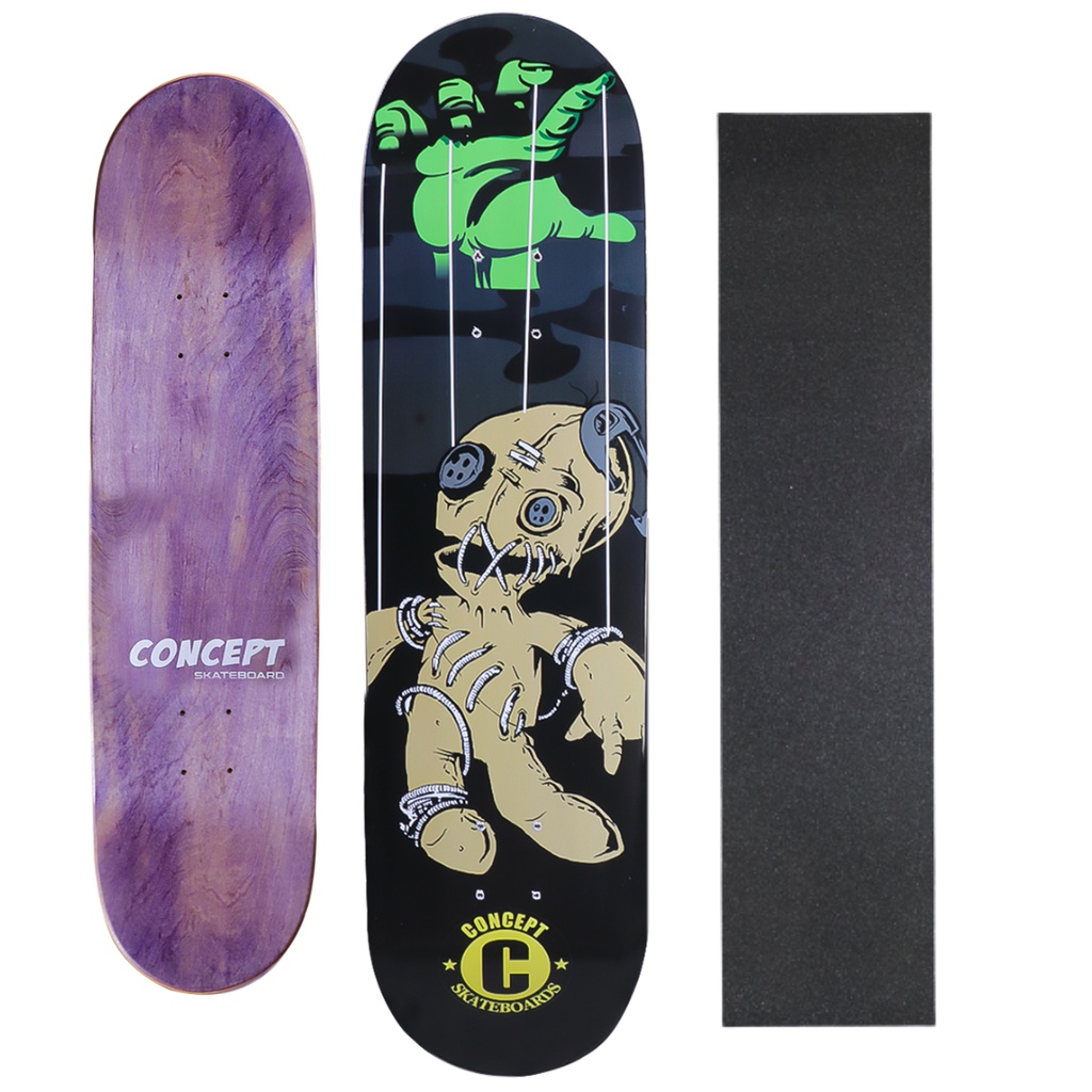 Shape De Skate + Lixa Grátis - Concept Skateboards - Faz a Boa!
