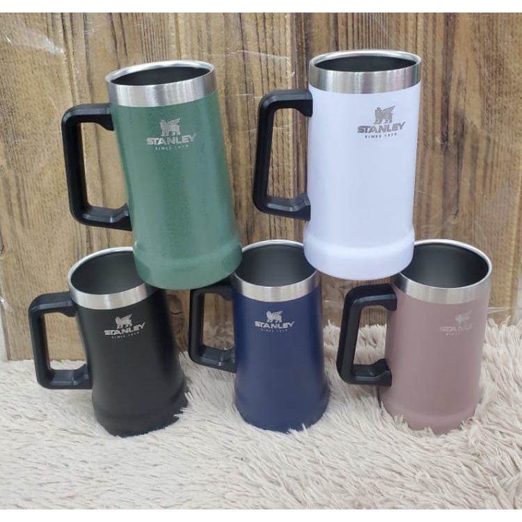 CANECA STANLEY C/ ALÇA S/ TAMPA 709ML - Escorrega o Preço
