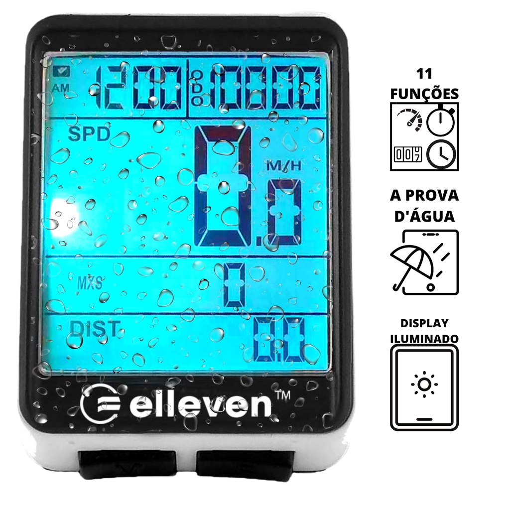 Velocímetro Bicicleta Bike Ciclocomputador Elleven Mtb Speed ...