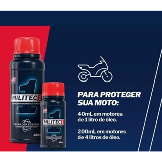 Militec-1 Original Para Motor Motos Carros Condicionador de Metais ...
