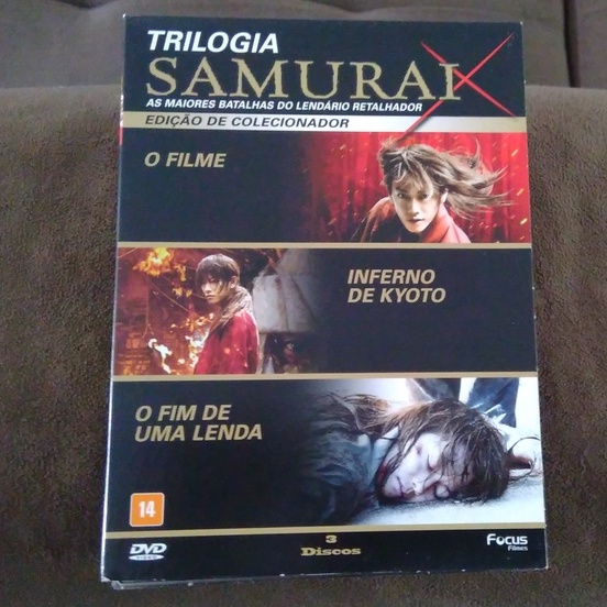 Trilogia Samurai X, Edição de Colecionador, Rurouni Kenshin, Nacional ...