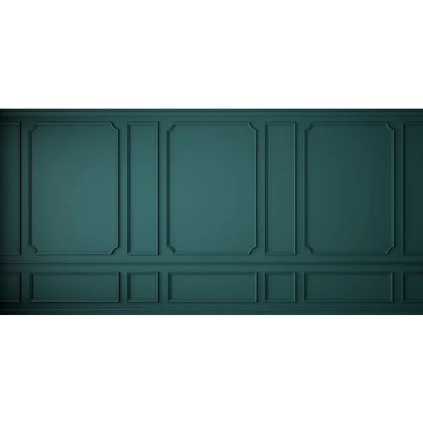 Painel Frente Saia de Mesa Festa Estampado em Tecido Boiserie Verde ...