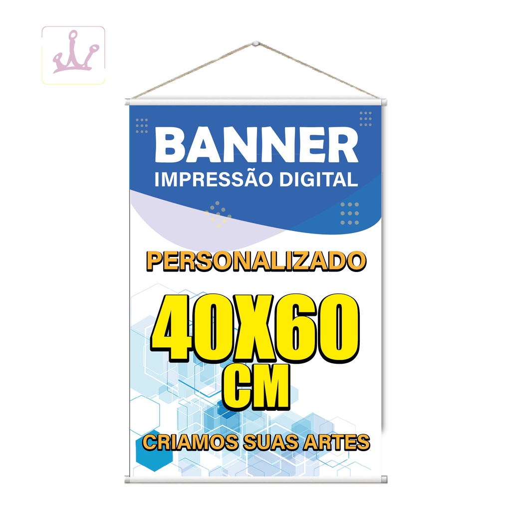 Banner / Placa PERSONALIZADO - 40X60 CM | Shopee Brasil