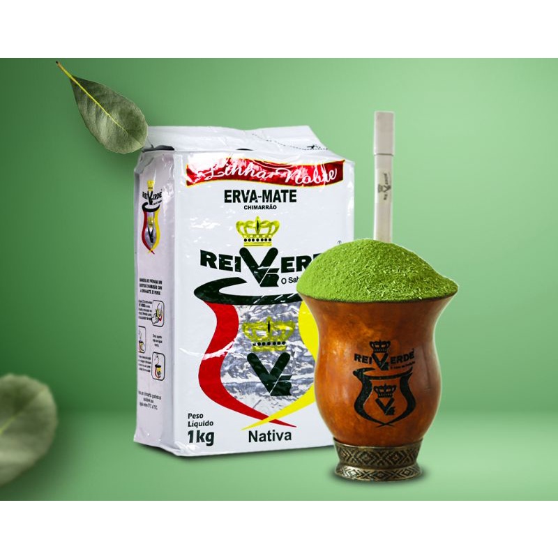 Erva Mate Rei Verde Linha Nobre Nativa A Vácuo 1 Kg | Shopee Brasil