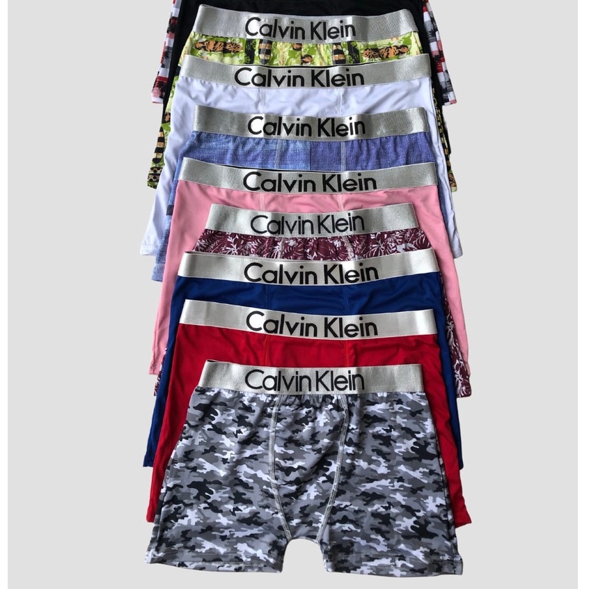 Kit com 10 Cuecas Box Boxer Adulto Microfibra Cores e Estampas | Shopee ...