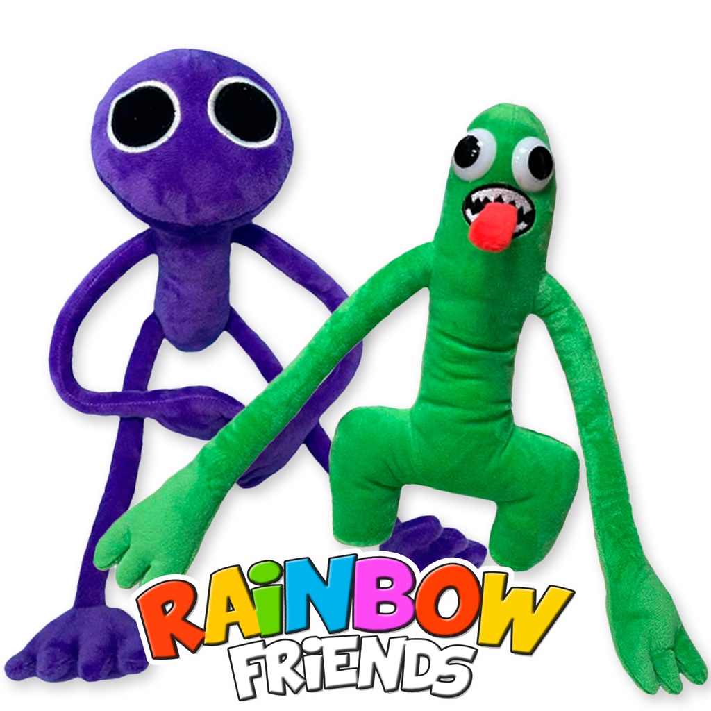 KIT Bonecos Rainbow Friends ALTA QUALIDADE - Roblox Purple e Green ... KIT Bonecos Rainbow Friends ALTA QUALIDADE - Roblox Purple e Green ...