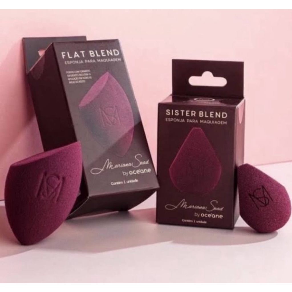 Esponja Mariana Saad Flat Blend - Oceane Mari Saad | Shopee Brasil