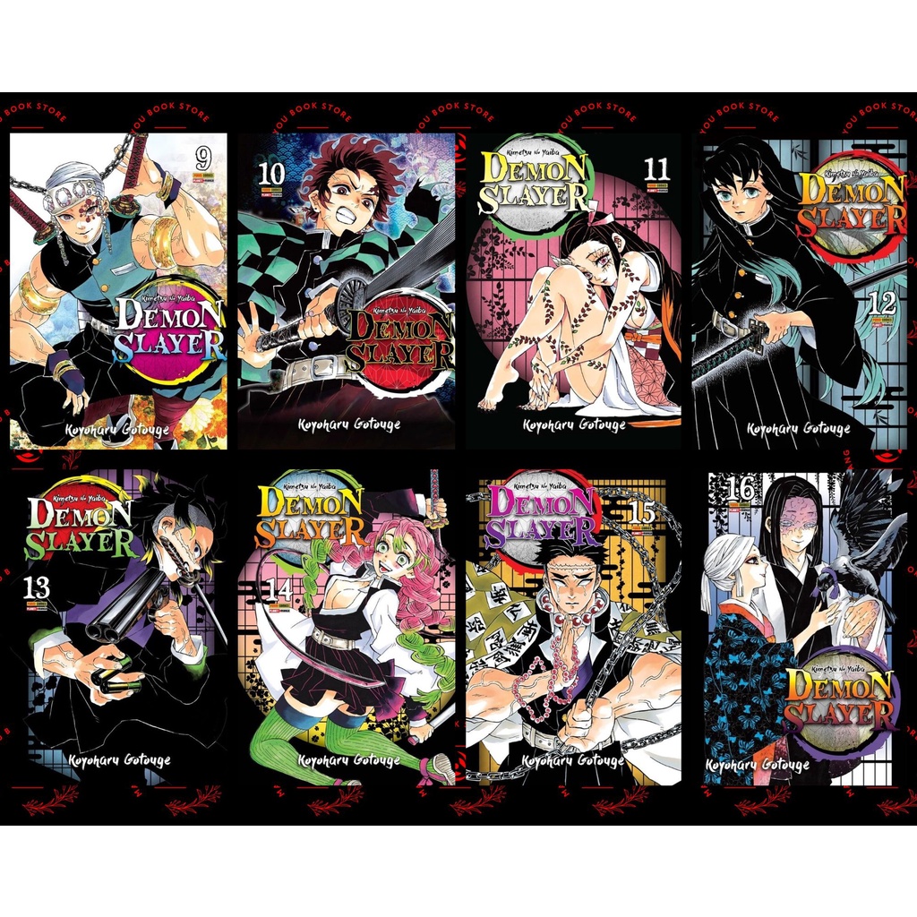Demon Slayer - Kimetsu No Yaiba vol.09 ao vol.16 (Novo - Lacrado ...