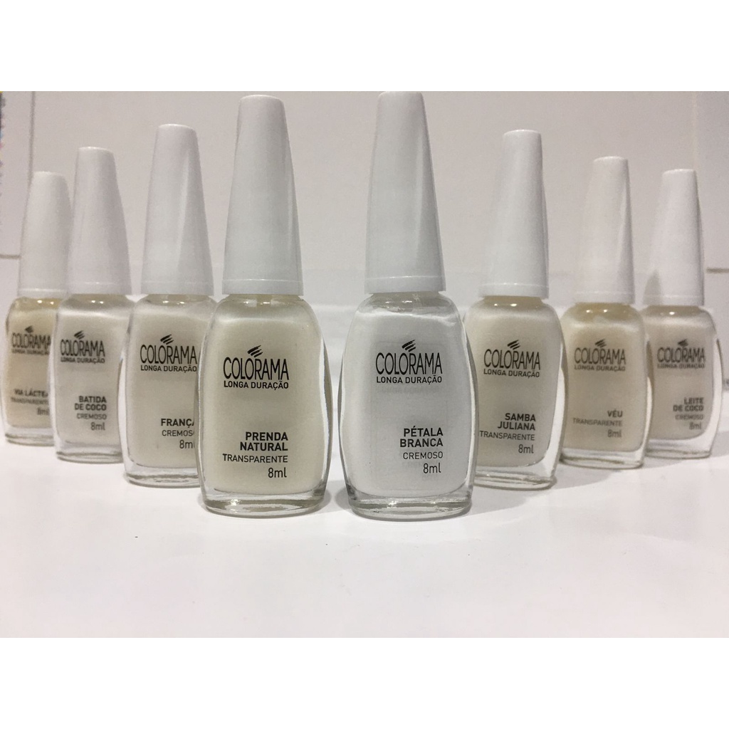 Esmalte Colorama Classicos Brancos - unidade | Shopee Brasil