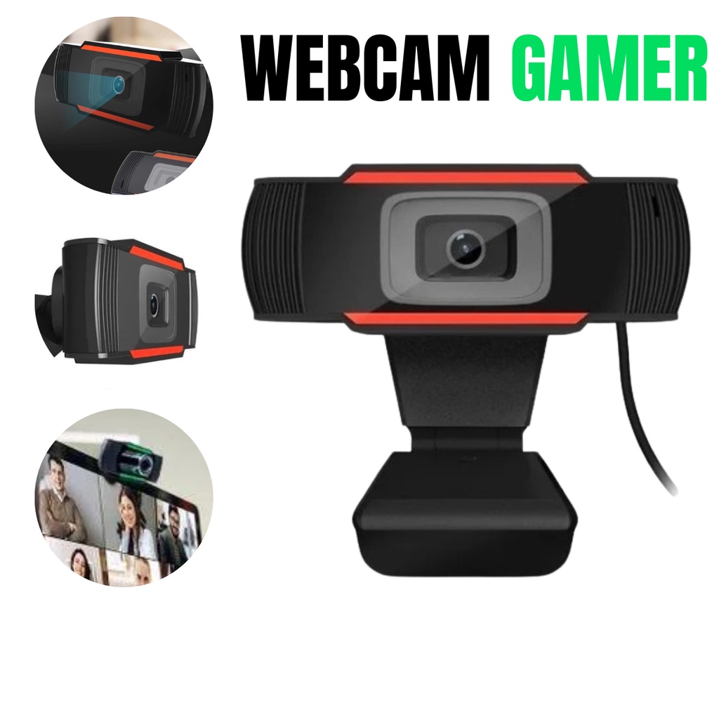 Webcam Gamer Original Full Hd 1080p USB Alta Qualidade | Shopee Brasil