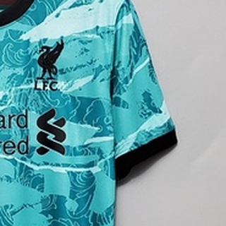 Camisa Camiseta de Time do Liverpool Azul Novo 2021-2022 +FRETE GRATIS ...