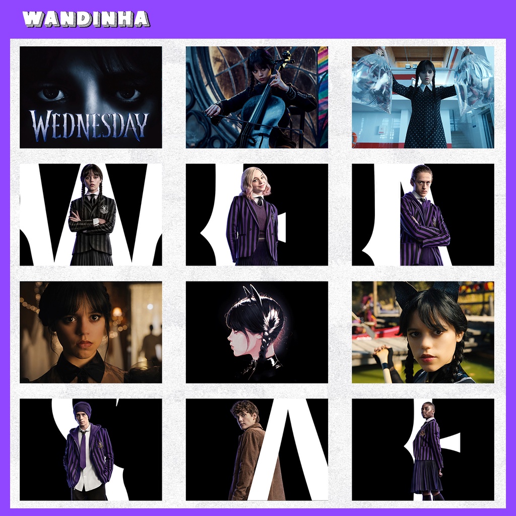 Placas Decorativas - Wandinha, Wednesday, Serie | Shopee Brasil