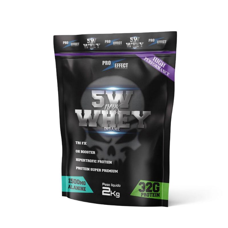Whey Protein 5W Dark Insane 2kg (WHEY PROTEIN CONCENTRADO) | Shopee Brasil