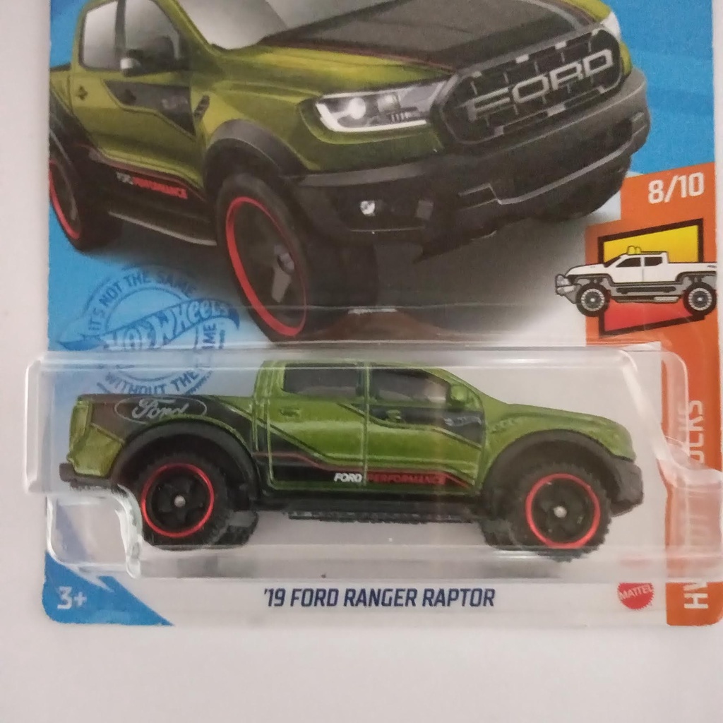 Hot Wheels 19 Ford Ranger Raptor miniatura escala 1:64 - Desconto no Preço
