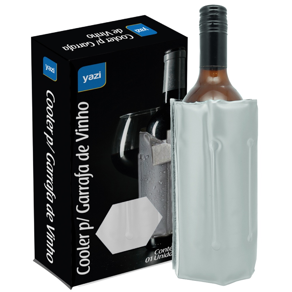 COOLER TERMICO COM GEL GARRAFA DE VINHO ESPUMANTE CERVEJA | Shopee Brasil