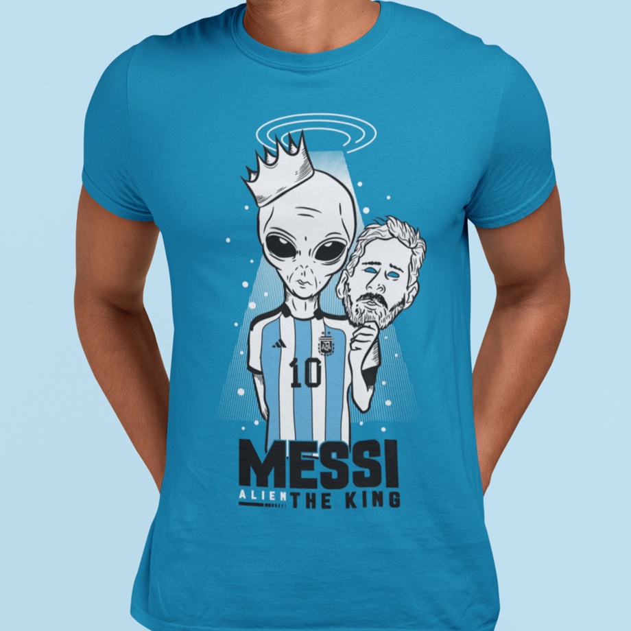 Camiseta do Lionel Messi - Alien - Argentina - Escorrega o Preço