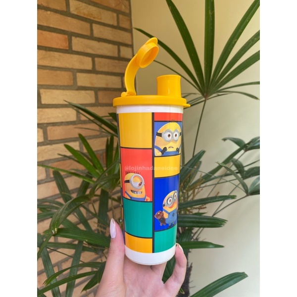 Tupperware Copo com Bico Minions 470 ml | Shopee Brasil