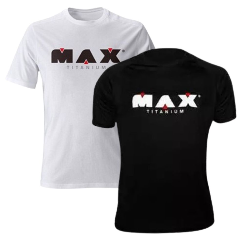 Camiseta Esportiva Masculina Max Titanium - Escorrega o Preço