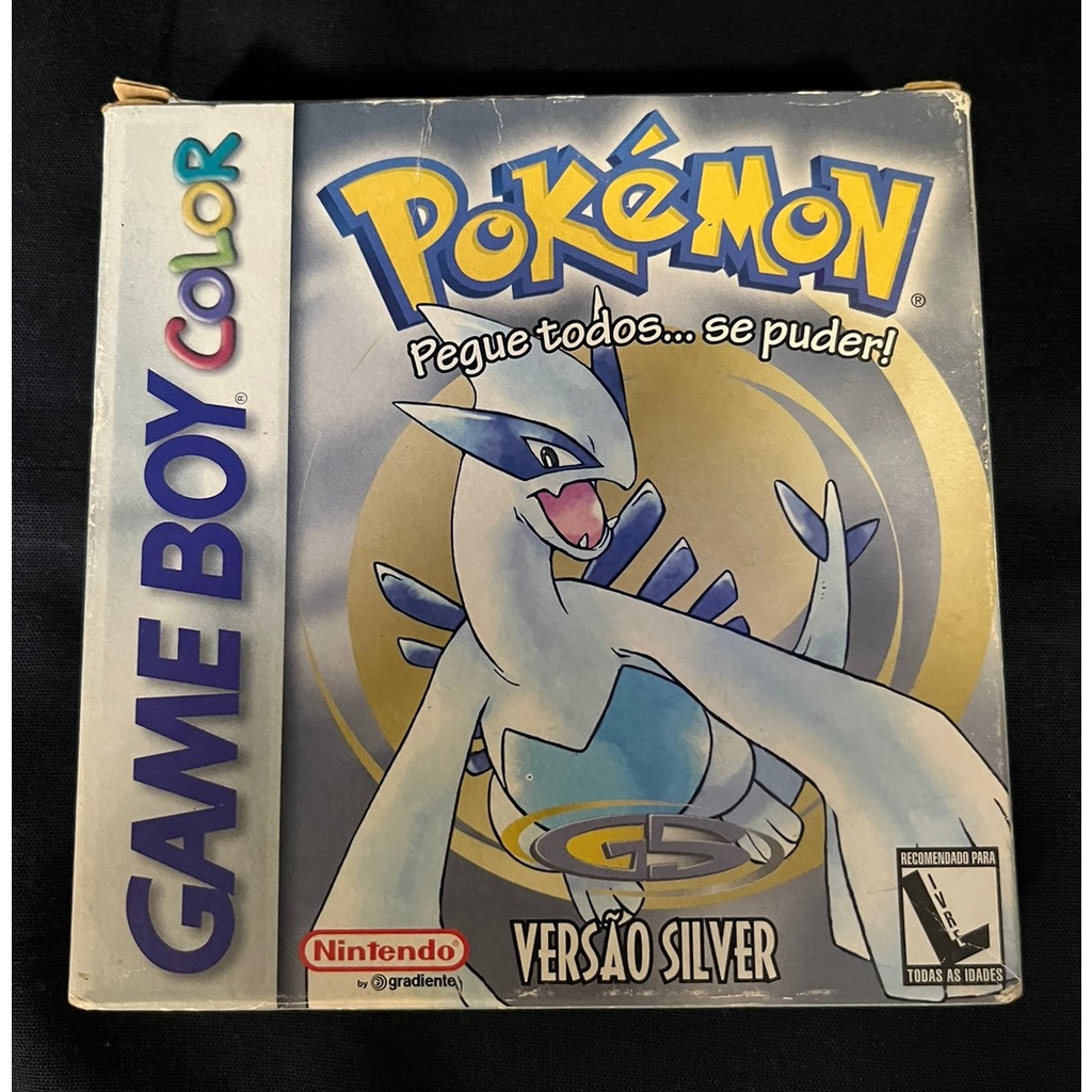 Pokemon Silver - Original Gameboy Color - Escorrega o Preço